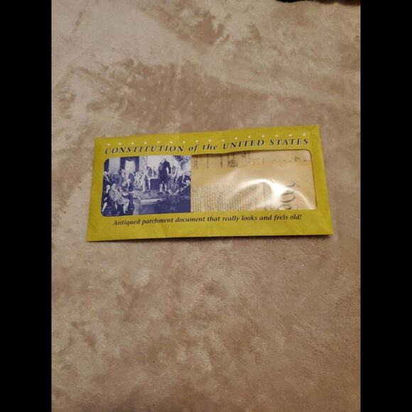 Other | Constitution Of The United States Antiqued Parchment Paper ...